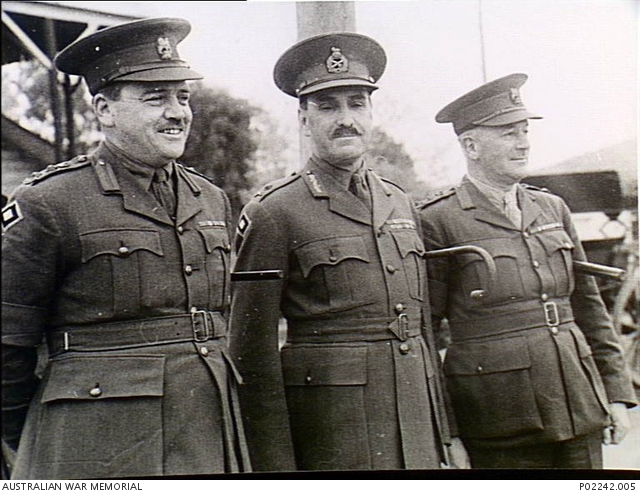 Vic. c. 1940. Left to right: Colonel John A. Chapman DSO, General Staff ...