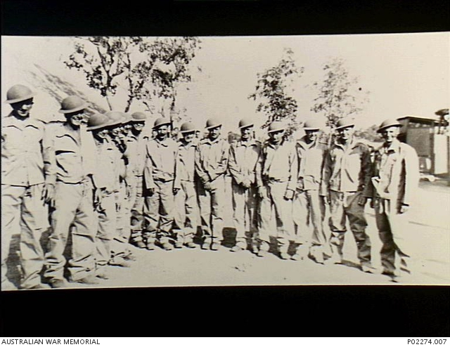 Darwin, NT. c. 1940-07. Group portrait of a detachment from the 2/1st ...