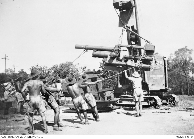 Darwin, NT. 1940-11. Men of No. 1 Section, No. 2 Anti-Aircraft (AA ...