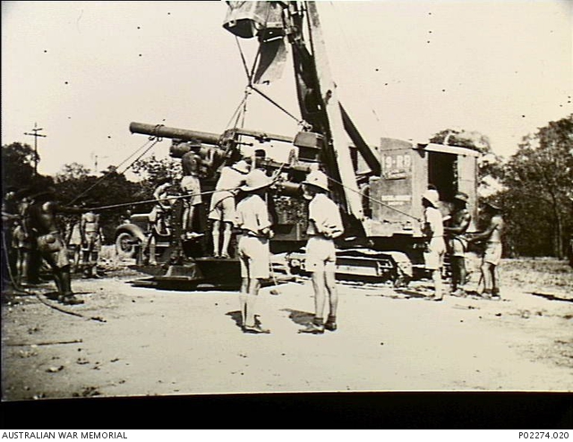 Darwin, NT. 1940-11. Men of No. 1 Section, No. 2 Anti-Aircraft (AA ...