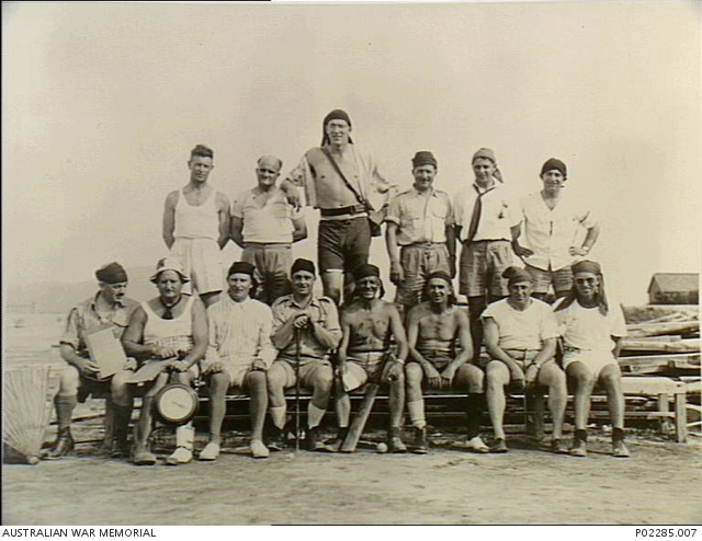 Bofu, Japan. C. 1947. Group portrait of the "Shinies" team for the "Fly ...