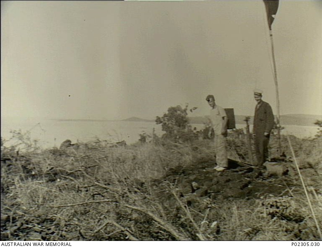 Port Nelson, WA. 1944-11. The western headland of the entrance to Port ...