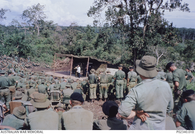 At the newly-established 1st Australian Task Force (1ATF) base, a ...