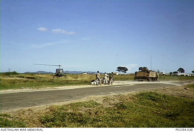 Phuoc Tuy province, Vietnam. c. 1966-11. A small group of Vietnamese ...