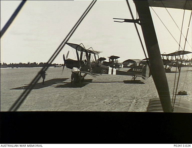 Ismailia, Egypt. 1917. Port view of an RAF (Barclay, Curle) BE.2c. (No ...