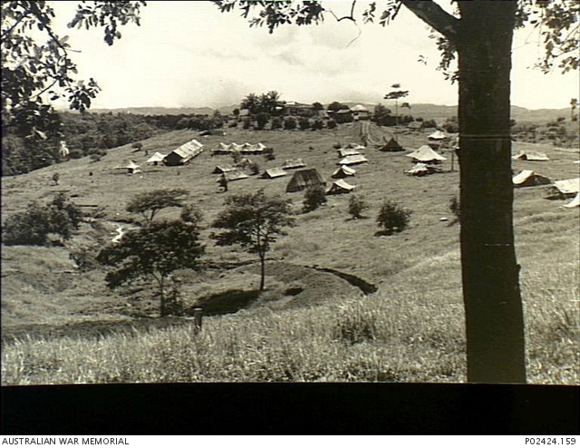 Donadabu, Sogeri Valley, Papua, 1943-01. Elevated view over the ...