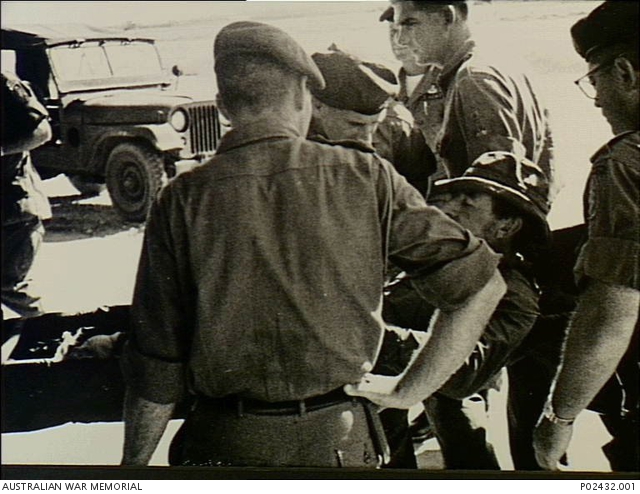 Warrant Officer (WO) Ray Simpson, Australian Army Training Team Vietnam ...