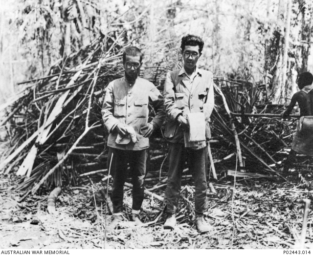 Sanananda, New Guinea. 1943-02-02. Two Japanese prisoner of war (POW ...
