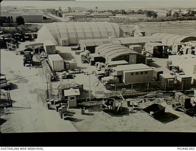 Elevated view of the Joint Imagery Production Complex at the Riyadh Air ...