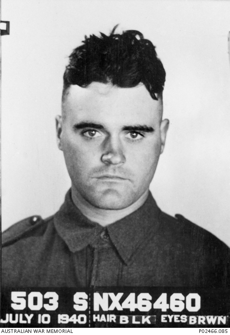 NSW. 10 July 1940. Paybook photograph of NX46460 Private Archibald ...