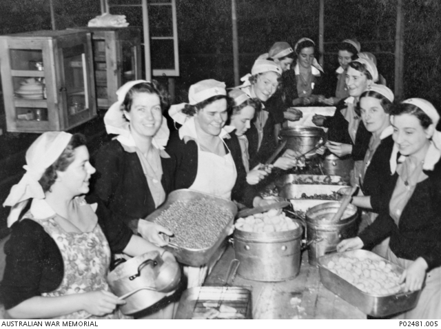 Middle East. c. 1941. Smiling members of the Voluntary Aid Detachment ...