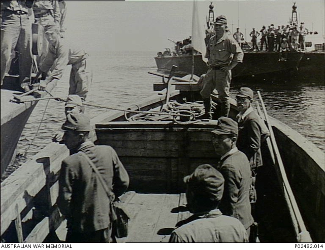 Morotai Channel, Netherlands East Indies. 26 August 1945. Lieutenant ...