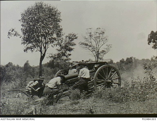 Liverpool, NSW. ? October 1938. Men of B Troop, 53rd Battery, 14th ...