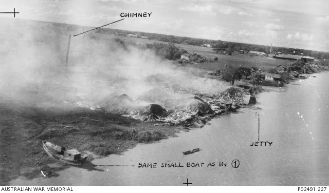 Moulmeingyun, Burma. 18 November 1944. As a result of an attack with ...