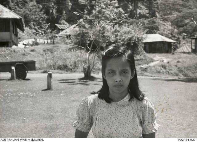 Sandakan, North Borneo. September 1950. Informal portrait of Mrs ...