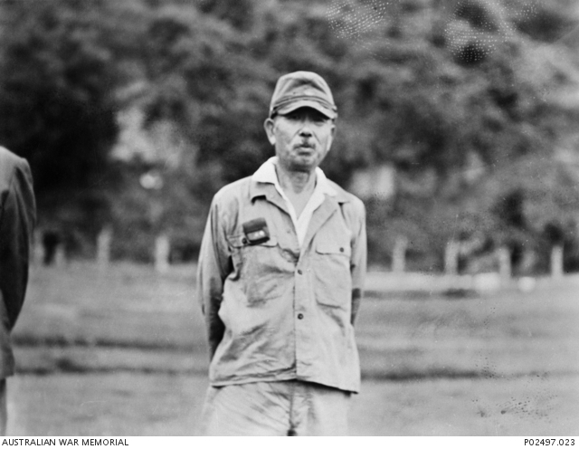 Rabaul, New Britain. Informal portrait of Lieutenant General Adachi ...