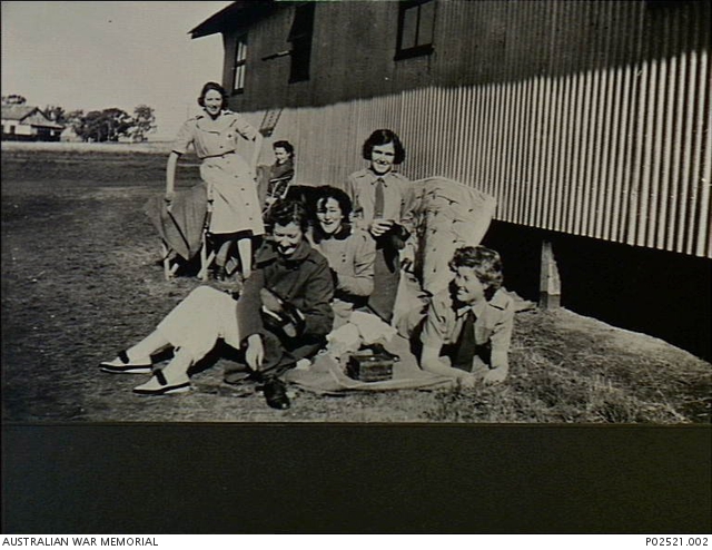 Informal group portrait of members of the Voluntary Aid Detachment (VAD ...