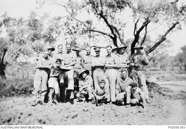 Middle East. 1942. Informal group portrait of 2/7th Field Regiment ...