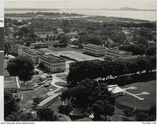 Selarang barracks, after the war. This is one of 202 images relating to ...