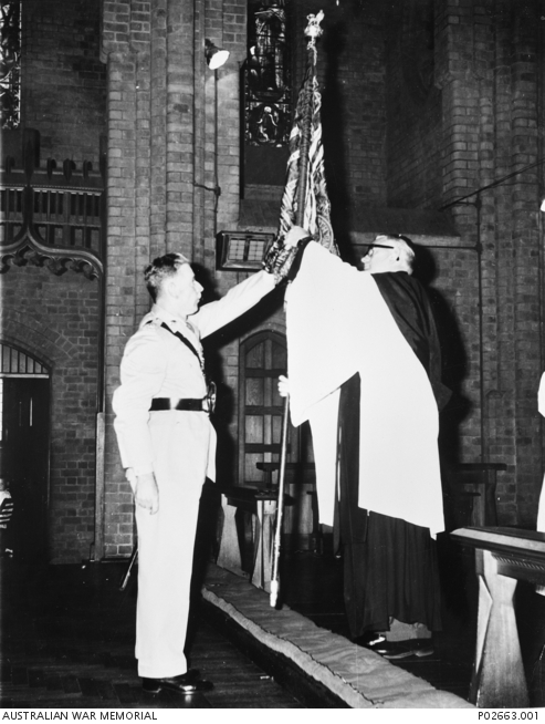 Lieutenant Colonel (Lt Col) Terrence Joseph Farrell ED laying up the ...