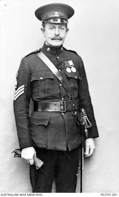 c. 1930. Studio portrait of Staff Sergeant John Charles Harrop ...