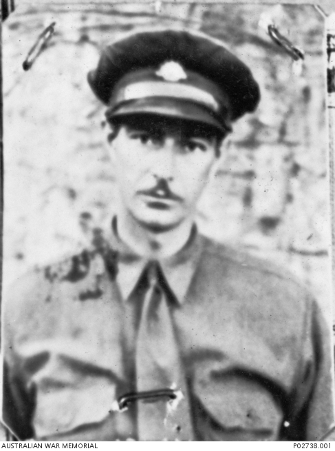Passport photograph of Sergeant (Sgt) Richard Sydney Turner MM, 6th ...