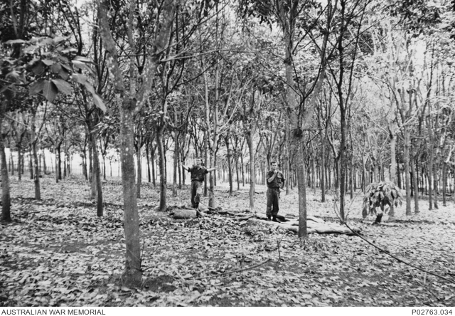 Nui Dat, Vietnam. c. 1966. Two soldiers from 6th Battalion, The Royal ...
