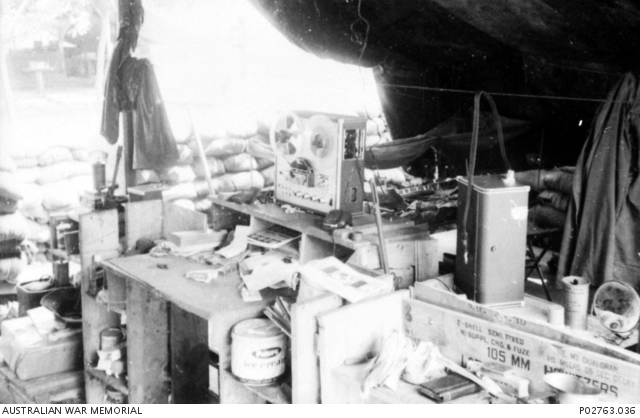Nui Dat, Vietnam. c. 1966. Inside one of the tents of 6th Battalion ...