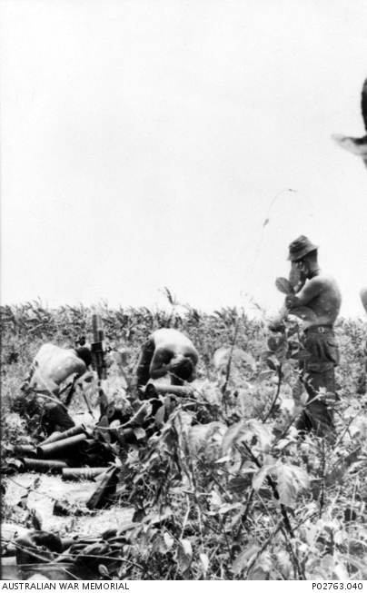 Phuoc Tuy Province, Vietnam. c. 1966. Soldiers of the Mortar Platoon of ...