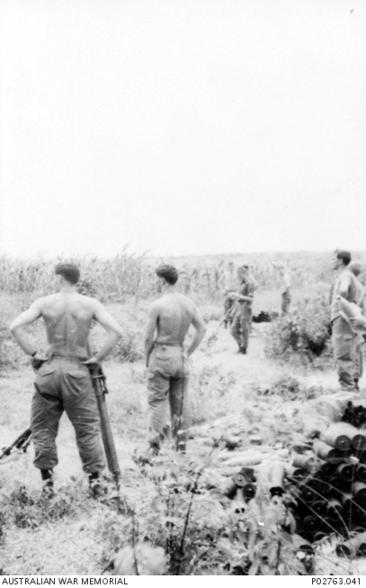 Phuoc Tuy Province, Vietnam. c. 1966. Soldiers of the Mortar Platoon of ...