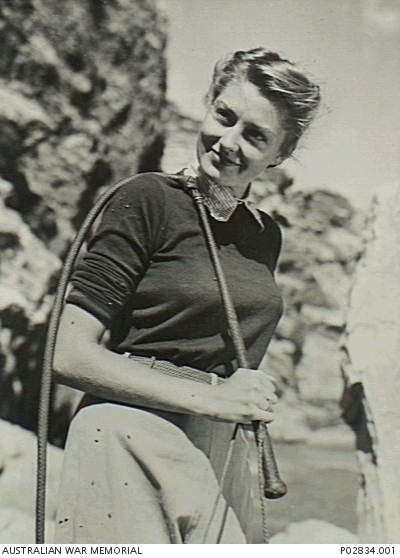 Emily Gap, NT. c. 24 August 1945. Portrait of Daphne Campbell who ...