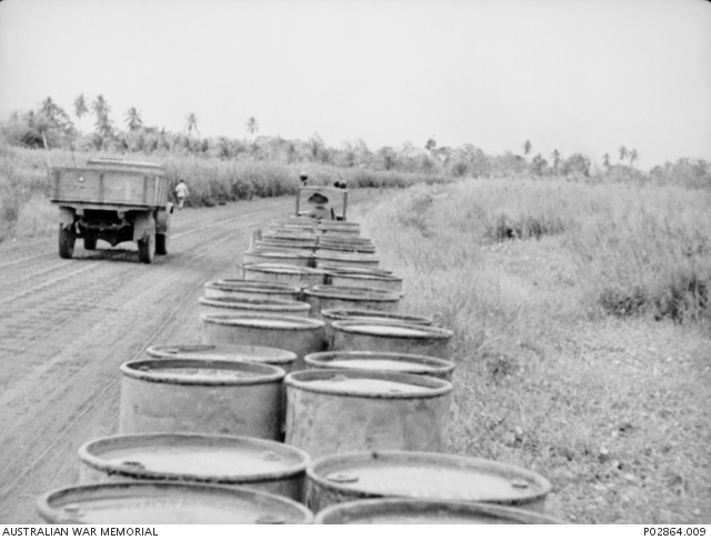 Merauke, Dutch New Guinea. April 1944. A clear view of the amount of ...