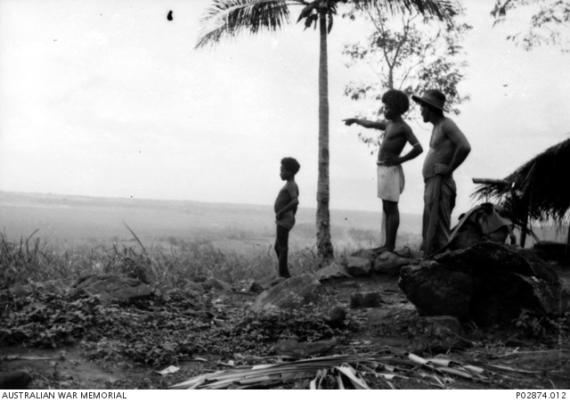 Goodenough Island, D'Entrecasteaux Islands, Papua. July 1943. A south ...