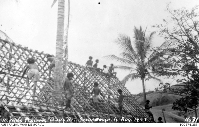 Goodenough Island, D'Entrecasteaux Islands, Papua. August 1943. Local ...