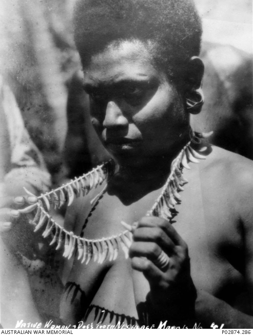 Baluan Island, Admiralty Islands, New Guinea. September 1944. Portrait ...