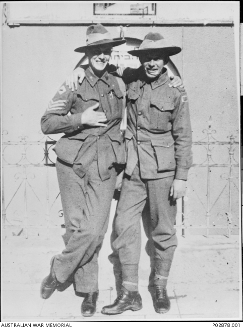 Palestine. c. 1940. An informal portrait of two brothers, QX6542 ...