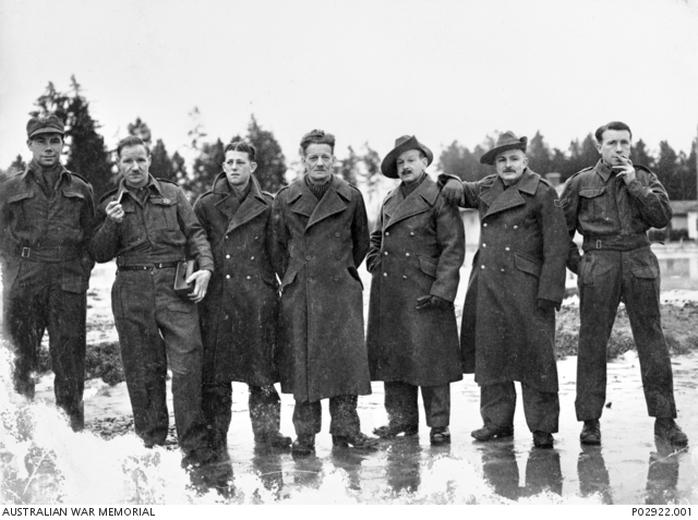 Informal portrait of allied prisoners of war (POWs) in Stalag VIIa ...