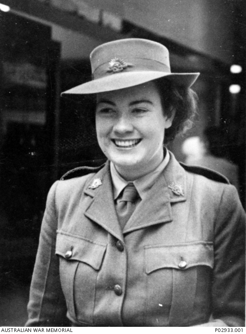 Concord, NSW. c 1944. Informal portrait of Corporal (Cpl) Lorna M ...