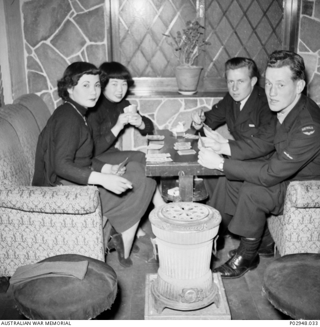 Bofu, Japan. C. 1954-2. Leading aircraftman (LAC) Brian Chamberlain, 77 ...