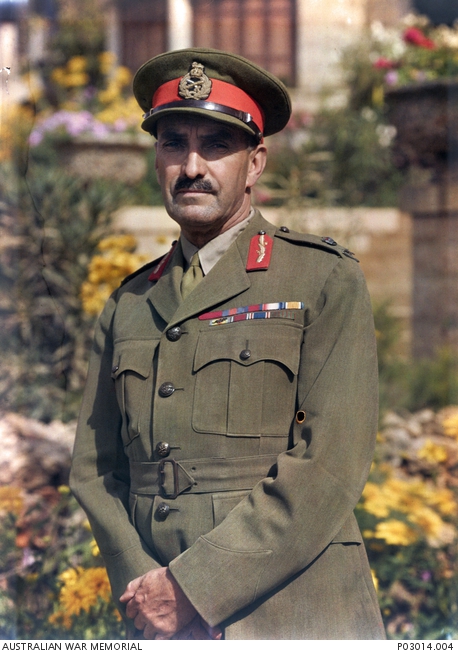 Portrait of Lieutenant General John Dudley Lavarack, Commanding Officer ...