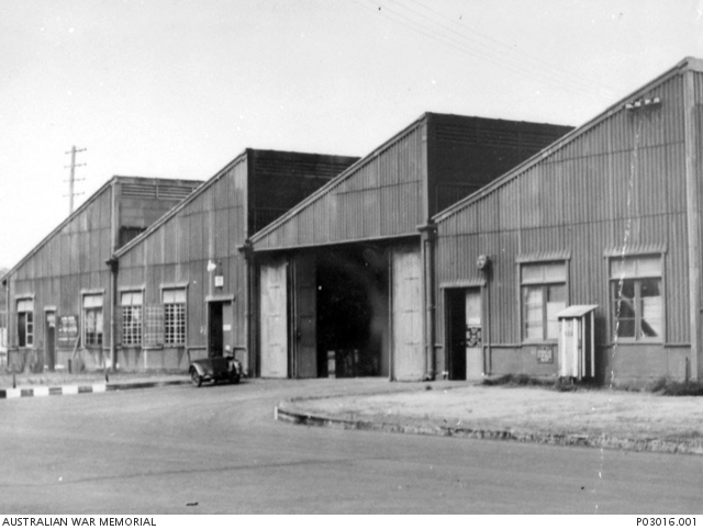 Rathmines, NSW. c. 1942. Exterior view of one of the buildings used for ...