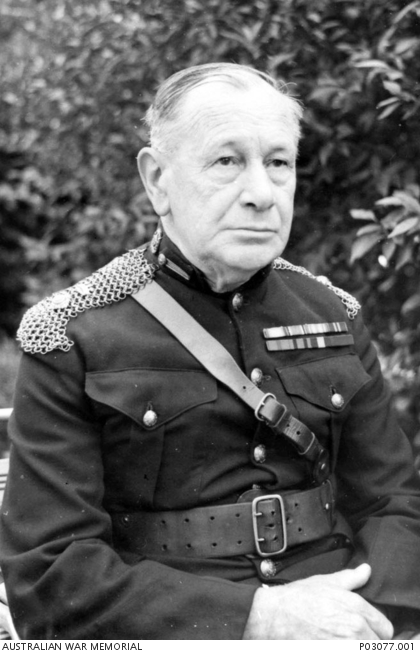 Informal portrait of Norman Hubert Garden, Leader of the NSW Command ...
