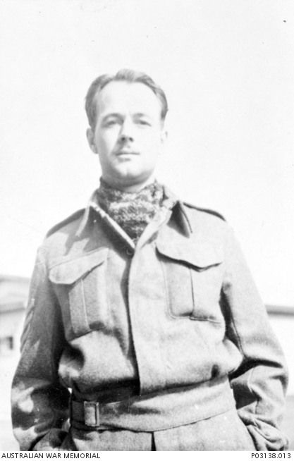 Informal outdoors portrait of NX2646 Sergeant (Sgt) George Charles De ...