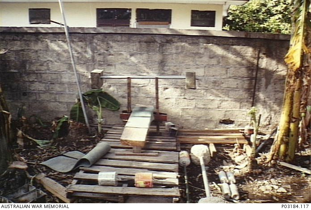 Dili East Timor 13 November 1999 An Australian Made Makeshift Bench 