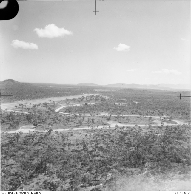 Bohle River airstrip looking north with Magnetic Island in the distance ...