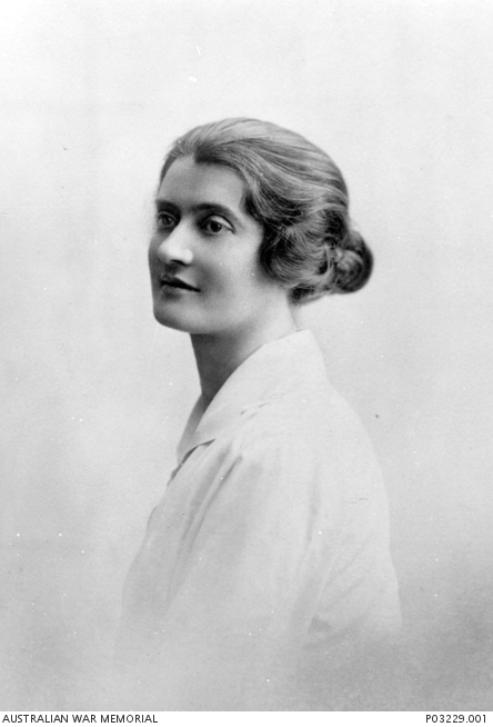 Studio portrait of Ms Winifred Farnell Johnson, a member of the Red ...