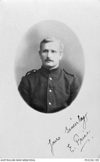 Studio portrait of Australian Prisoner of War (POW) 2813 Private (Pte ...
