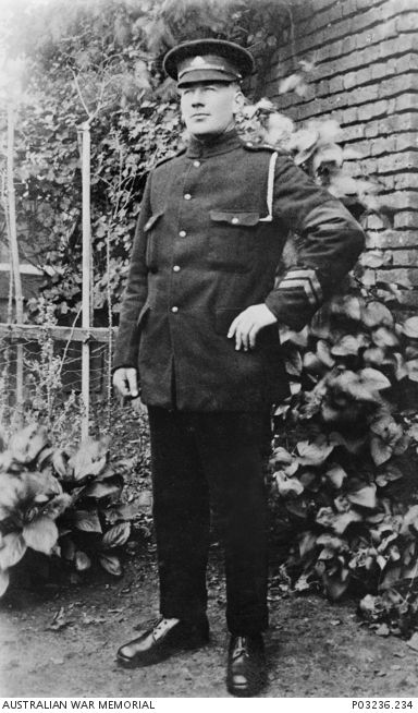 Outdoor portrait of Australian Prisoner of War (POW) 4435 Private (Pte ...