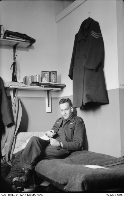 Lichfield, Staffordshire, England. July 1942. Sergeant Don Charlwood in ...