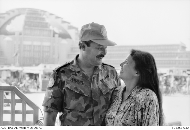 An informal portrait of 1203543 Lieutenant Colonel (Lt Col) Russell ...